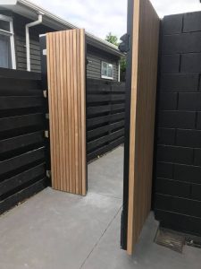 Trellis gates, shiplap & decking